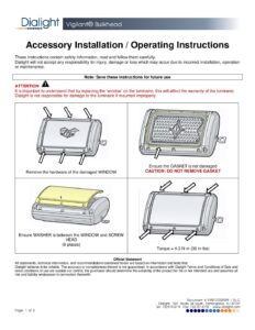 Vigilant_Bulkhead_Window_Replacement_Manual - Dialight